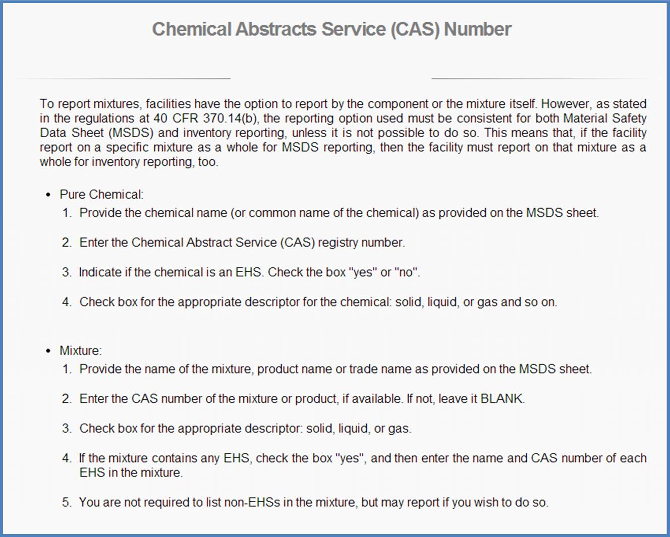Add/Edit Chemical